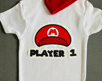 red mario bros shirt