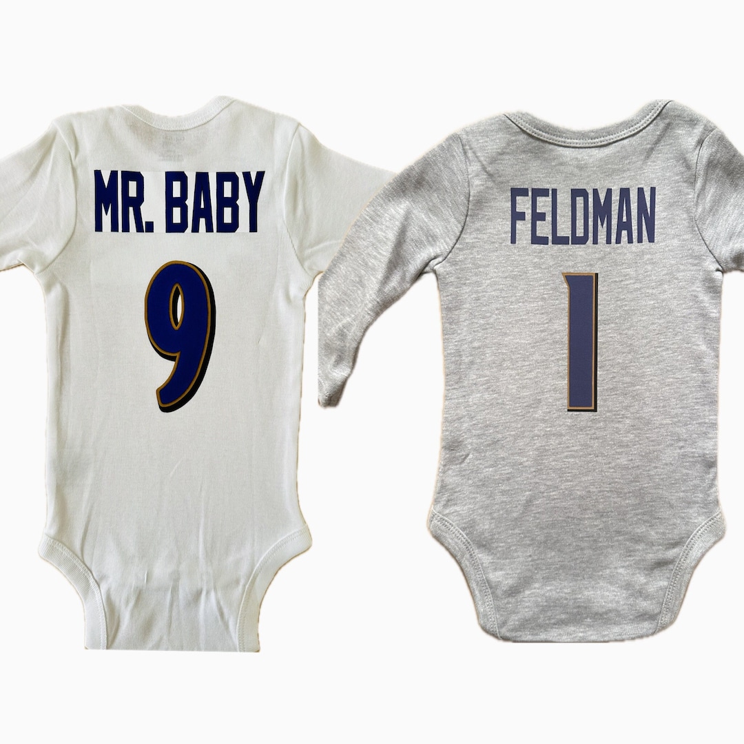 Custom Baltimore Football Kids Jersey Shirt Personalized Baby Baltimore ...