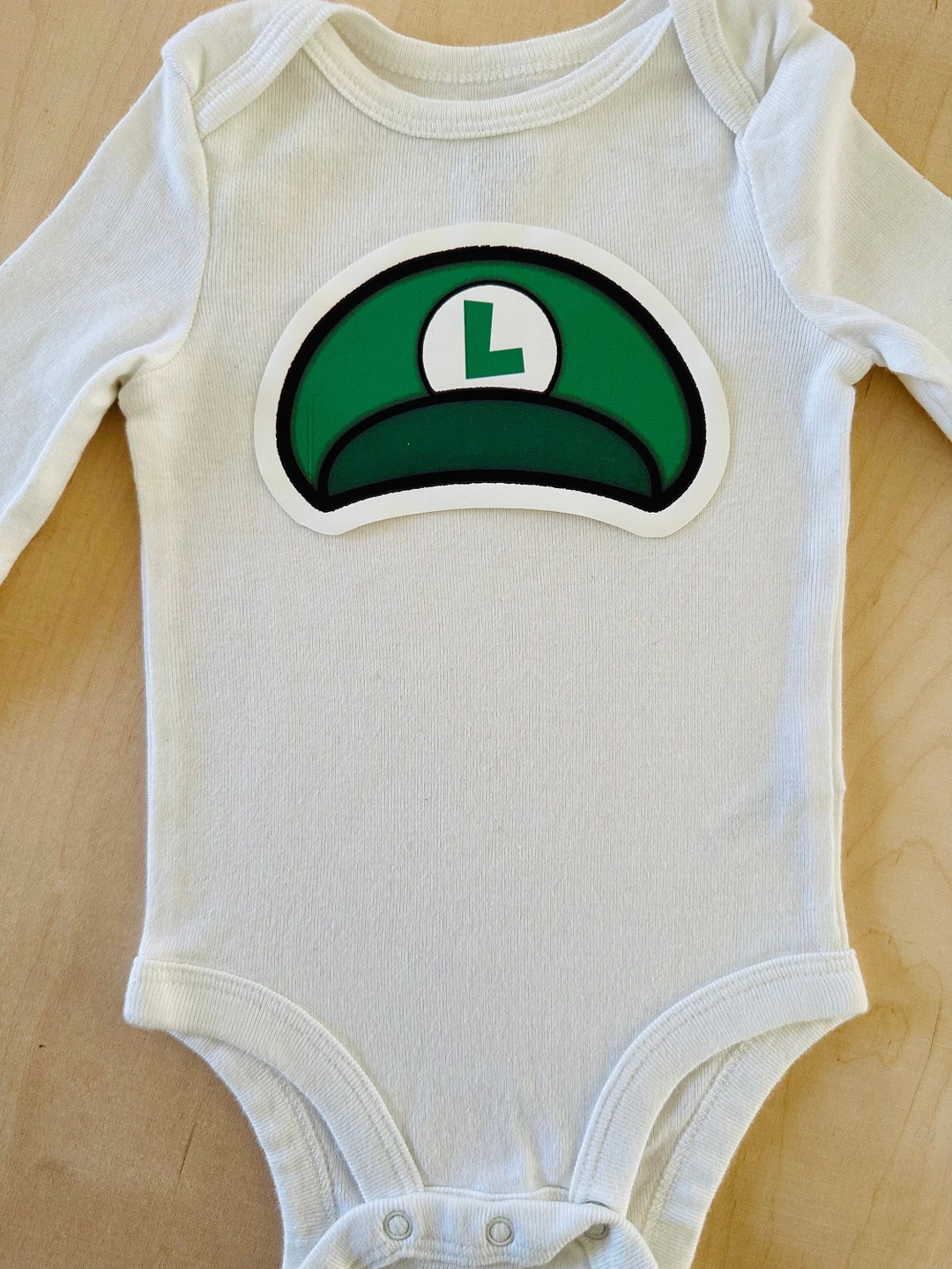 Super Mario Baby Child Shirt, Luigi Bodysuit, Baby Super Mario Luigi ...
