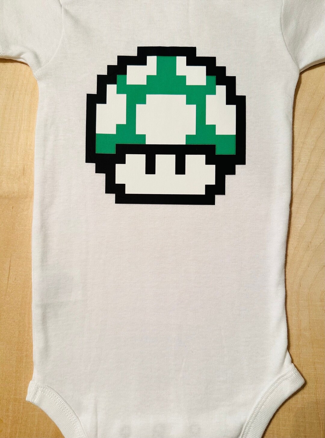 Super Mario Kids Shirt, Green Mushroom, Super Mario Luigi 90s Theme ...