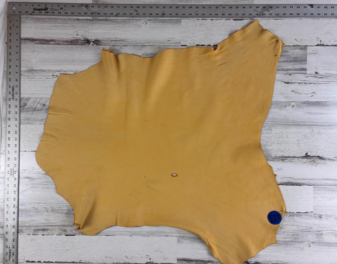 Deerskin, 7.5 Sqft, Cream, 3-3.5 Oz, Craft Leather, Deer Buckskin, Made ...