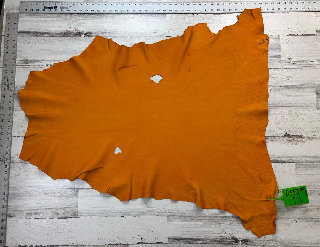 Deerskin, 7.3 Sqft, Deer Hide, Craft Grade Hide, 2.5 - 3 OZ, Deer ...
