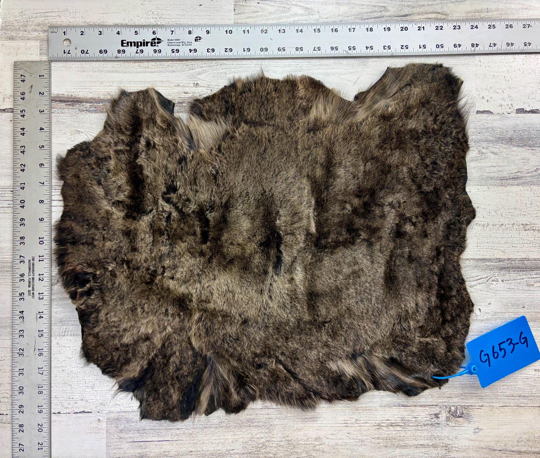 Natural Goatskin Rug, Short Hair Tanned Goatskin for Craft or Décor ...