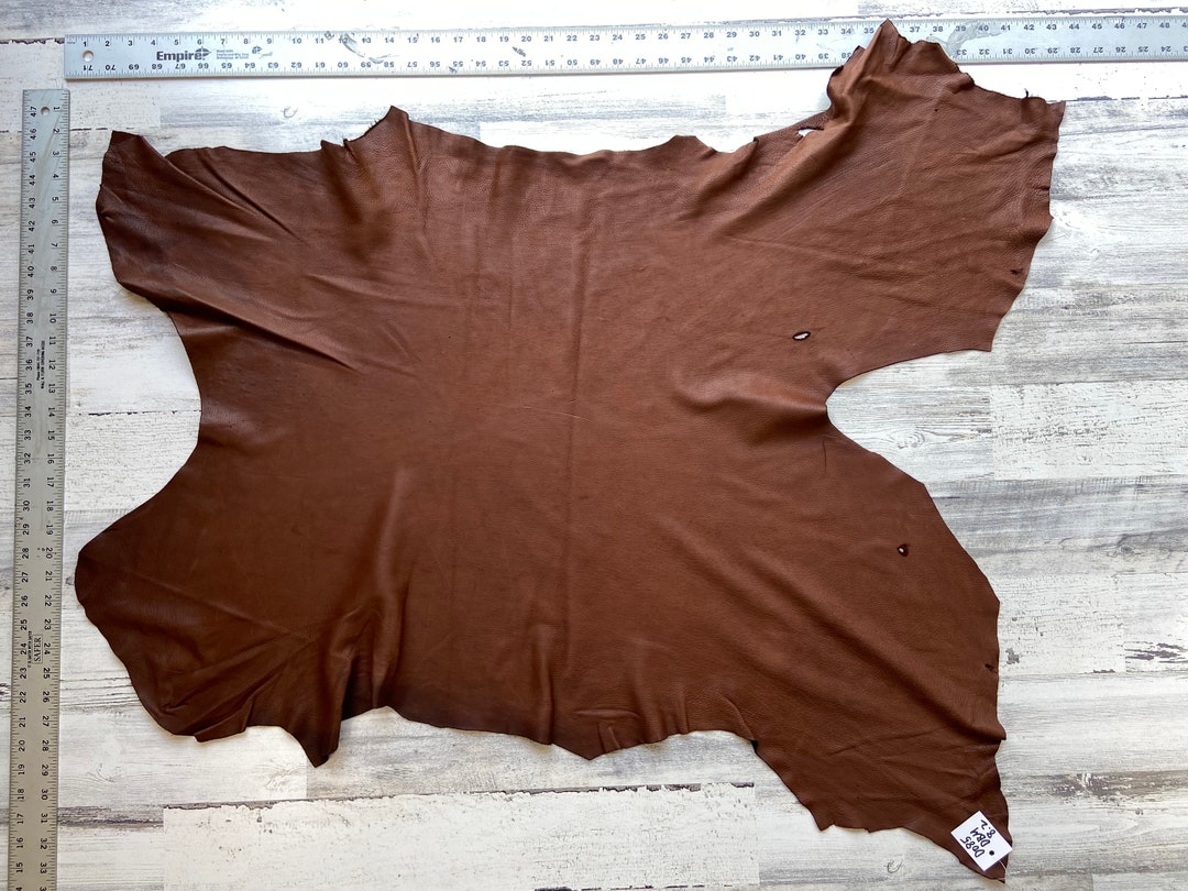 Deerskin Leather, 8.2 Sqft, Deer Hide, Craft Grade Hide, 2-3 Oz, Deer ...