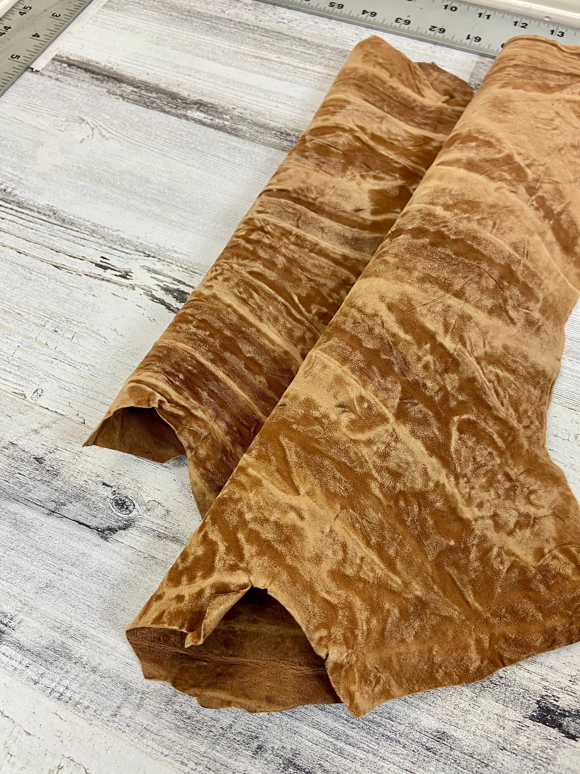 Set of 2 Goat Skins, Veg Tanned Goatskin, 2-3 Oz, Unique Leather Hides ...