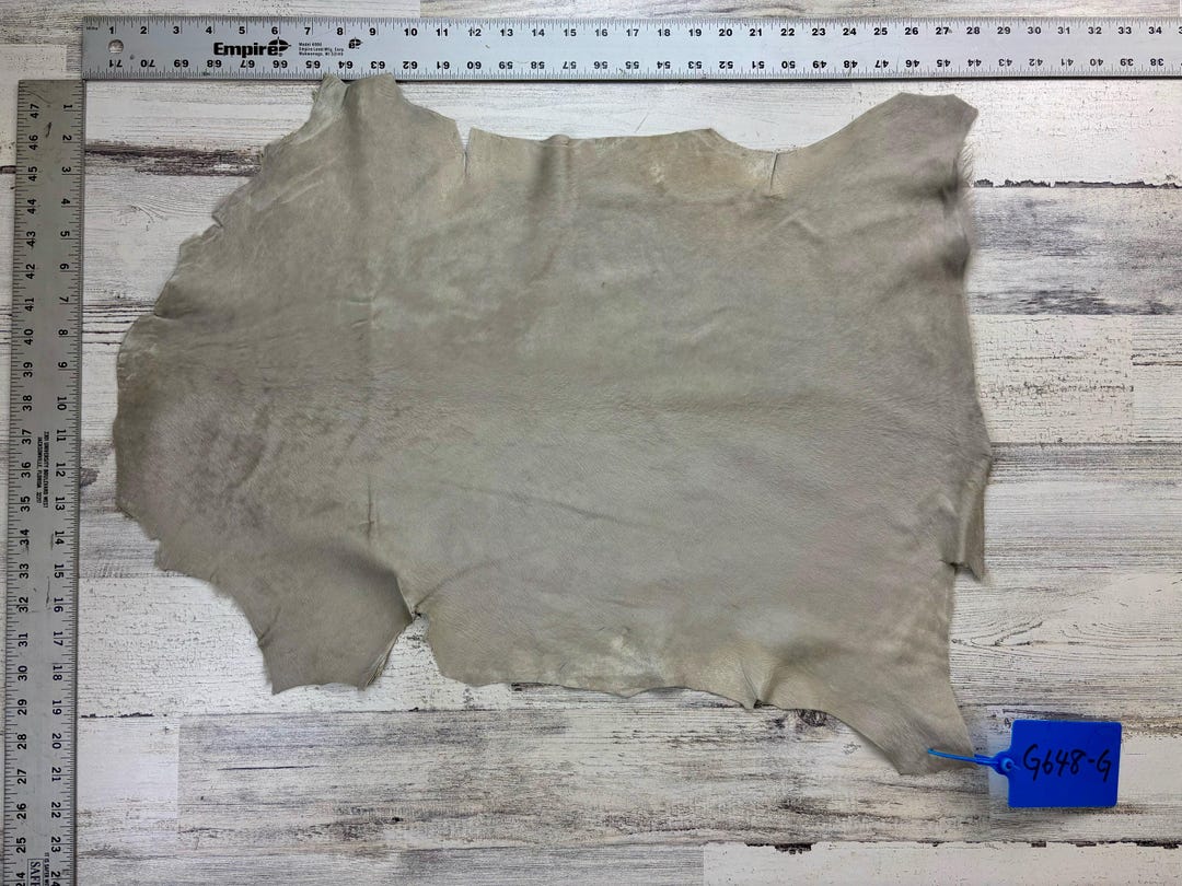 Natural Goatskin Rug, Short Hair Tanned Goatskin for Craft or Décor ...