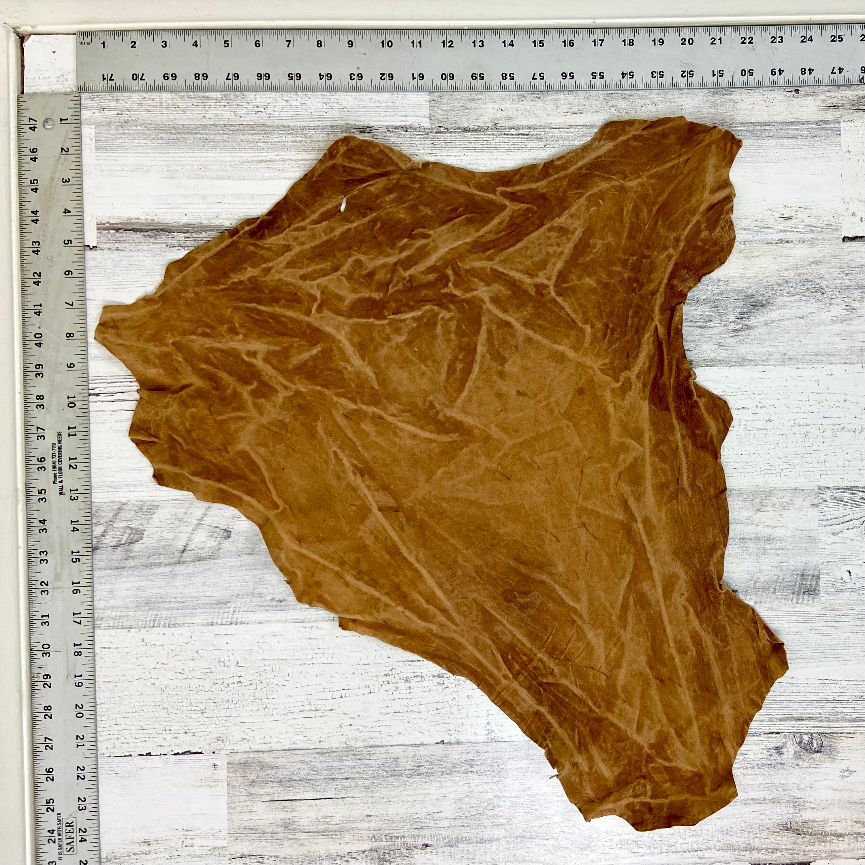 Set of 2 Goat Skins, Veg Tanned Goatskin, 2-3 Oz, Unique Leather Hides ...