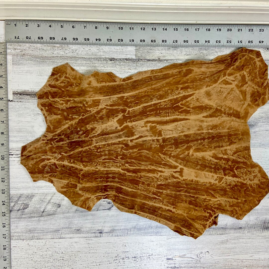 Set of 2 Goat Skins, Veg Tanned Goatskin, 2-3 Oz, Unique Leather Hides ...