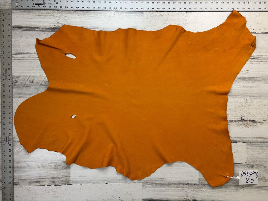 Deerskin, 8.0 Sqft, Deer Hide, Craft Grade Hide, 2.5 - 3 OZ, Deer ...