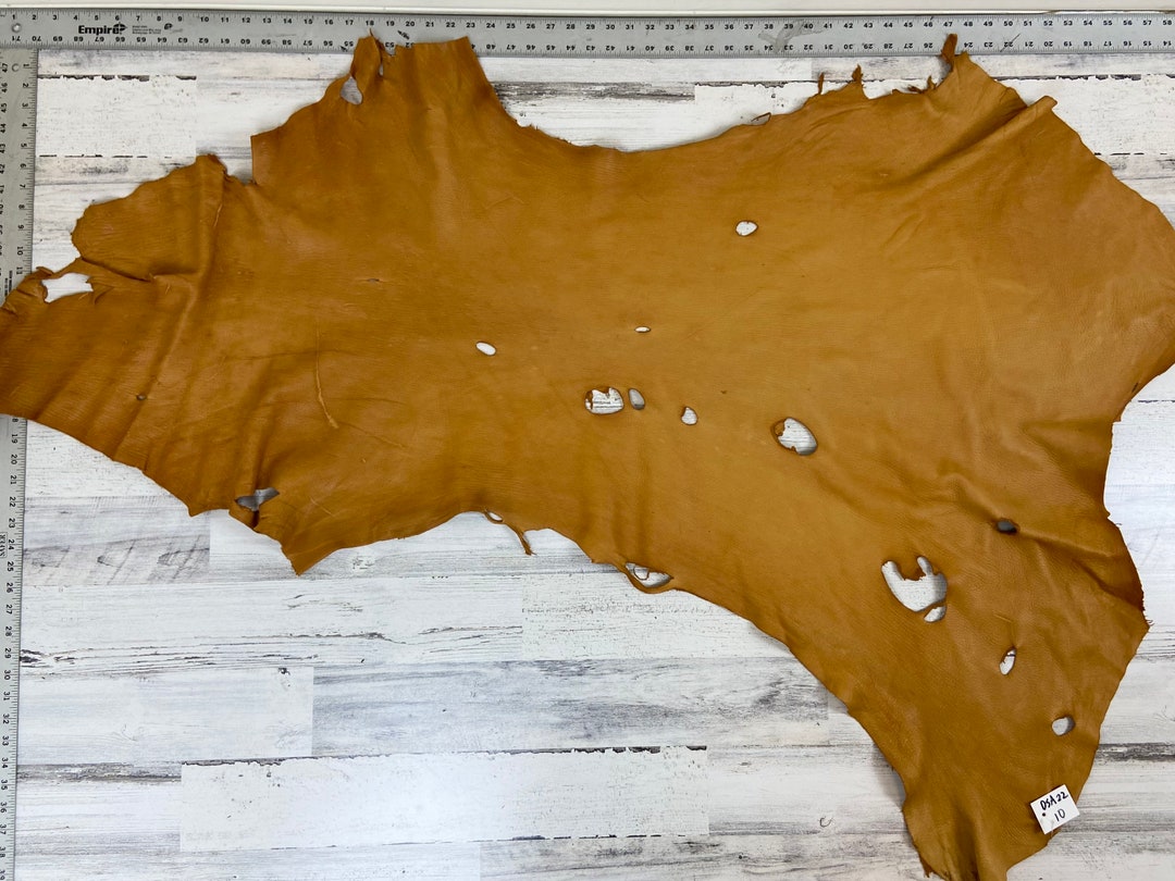 Deerskin, Deer Hide, Craft Grade Hide, 2-3OZ, Deer Buckskin, Saddle ...