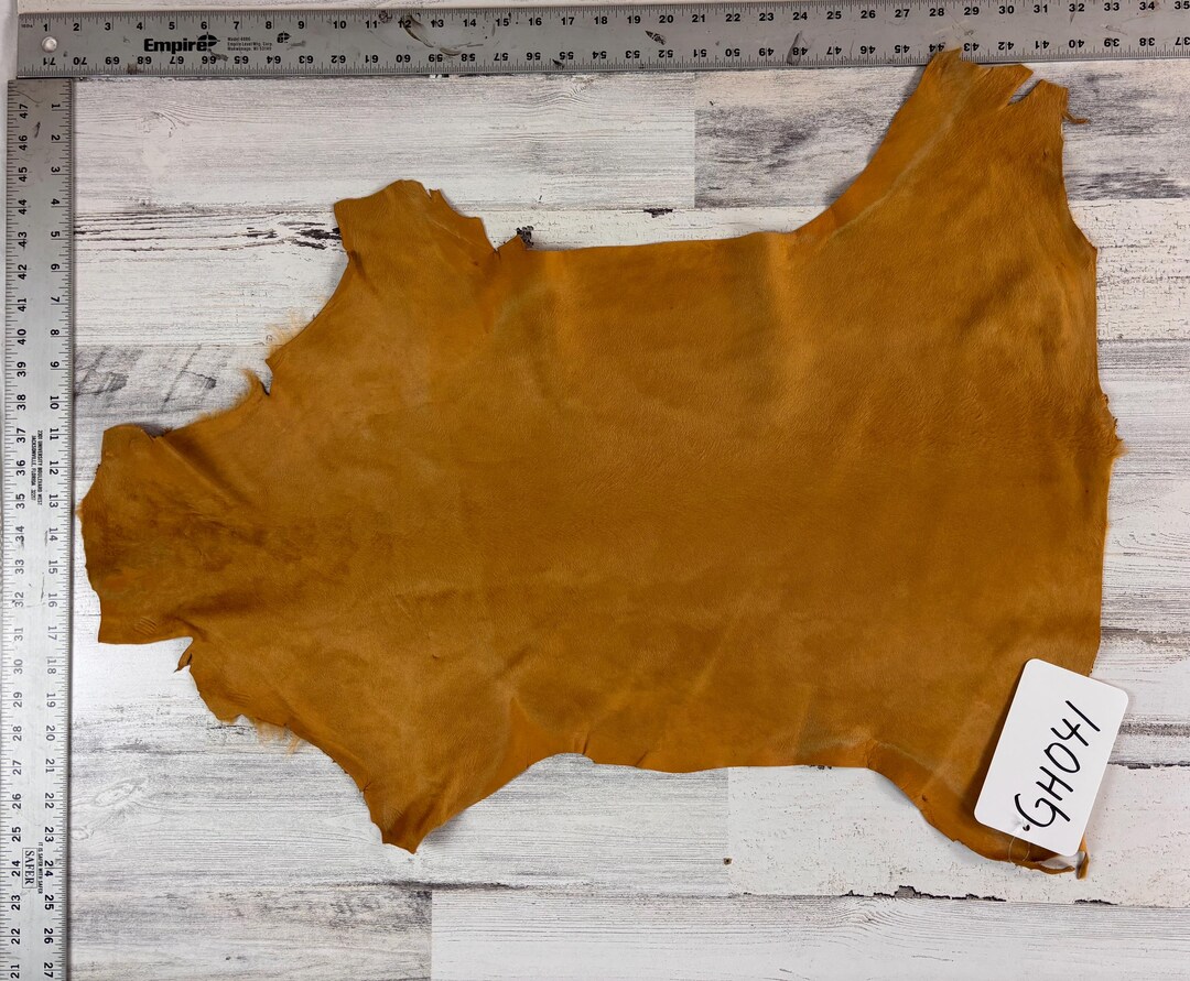 Natural Goatskin Rug, Short Hair Tanned Goatskin for Craft or Décor ...