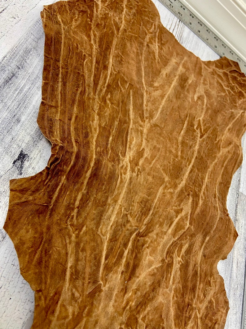 Set of 2 Goat Skins, Veg Tanned Goatskin, 2-3 Oz, Unique Leather Hides ...