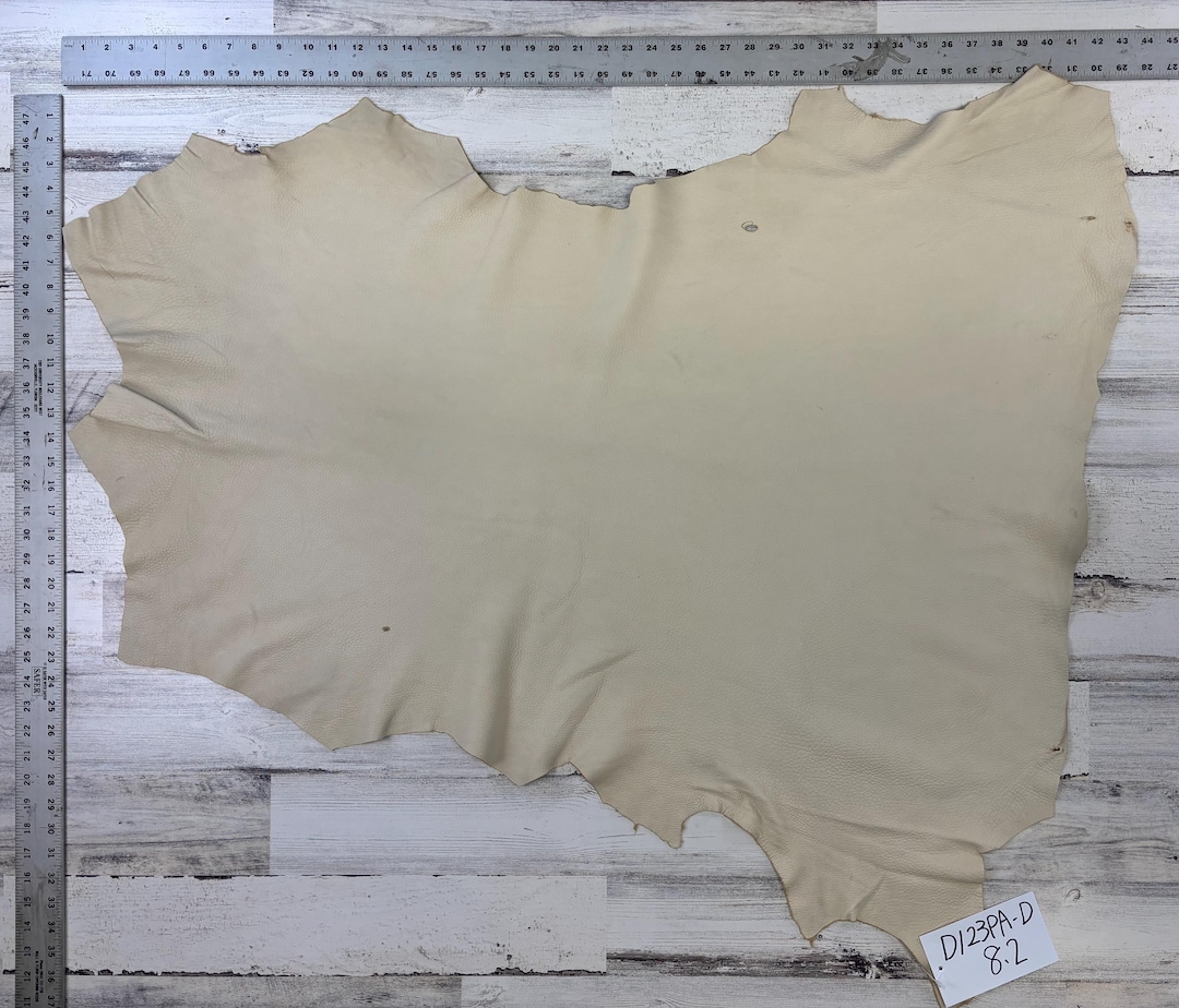 Deerskin, 8.2 Sqft, Palomino, 2.5-3.0 Oz, Beautiful Hides, Leather ...