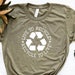 Live to Recycle Shirt, Recycle to Live T-shirt, Recycle Symbol Shirt ...