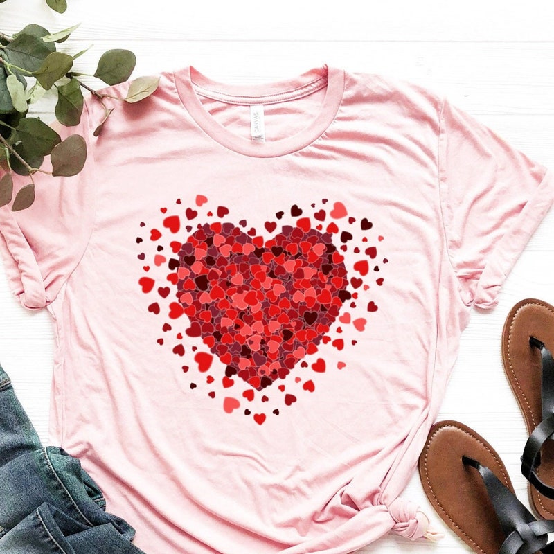 Heart T Shirt - Etsy