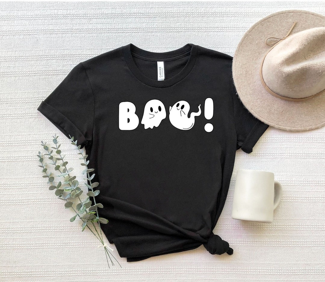 Cute Boo Ghost Shirt, Halloween Boo Ghost T-shirt, Funny Boo T-shirt ...