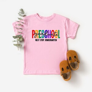 Preschool Graduate Next Stop Kindergarten Shirt, Preschool Graduation T ...