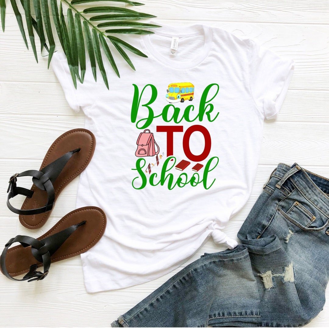 Back to School Shirt, Happy First Day of the School Shirt, 1st Day of ...