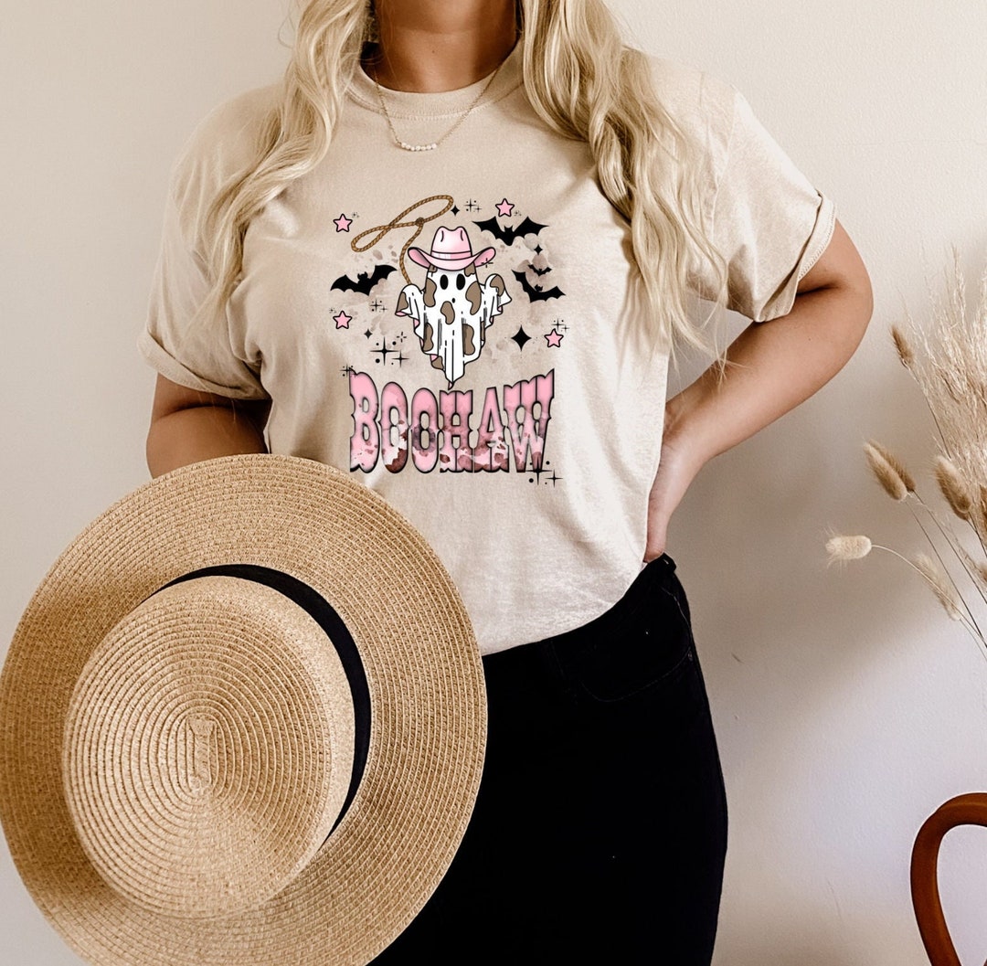 Boo Haw Western Shirt, Vintage Boo Haw Ghost Halloween T-shirt, Boo ...