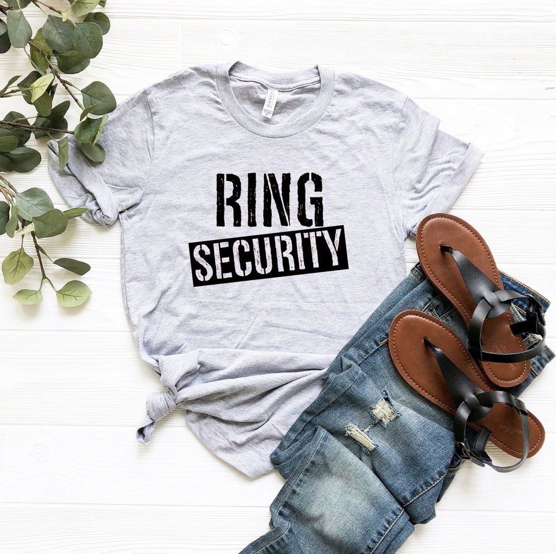 Ring Security Shirt, Bridal Party T-shirt, Ring Bearer Shirt, Wedding T ...