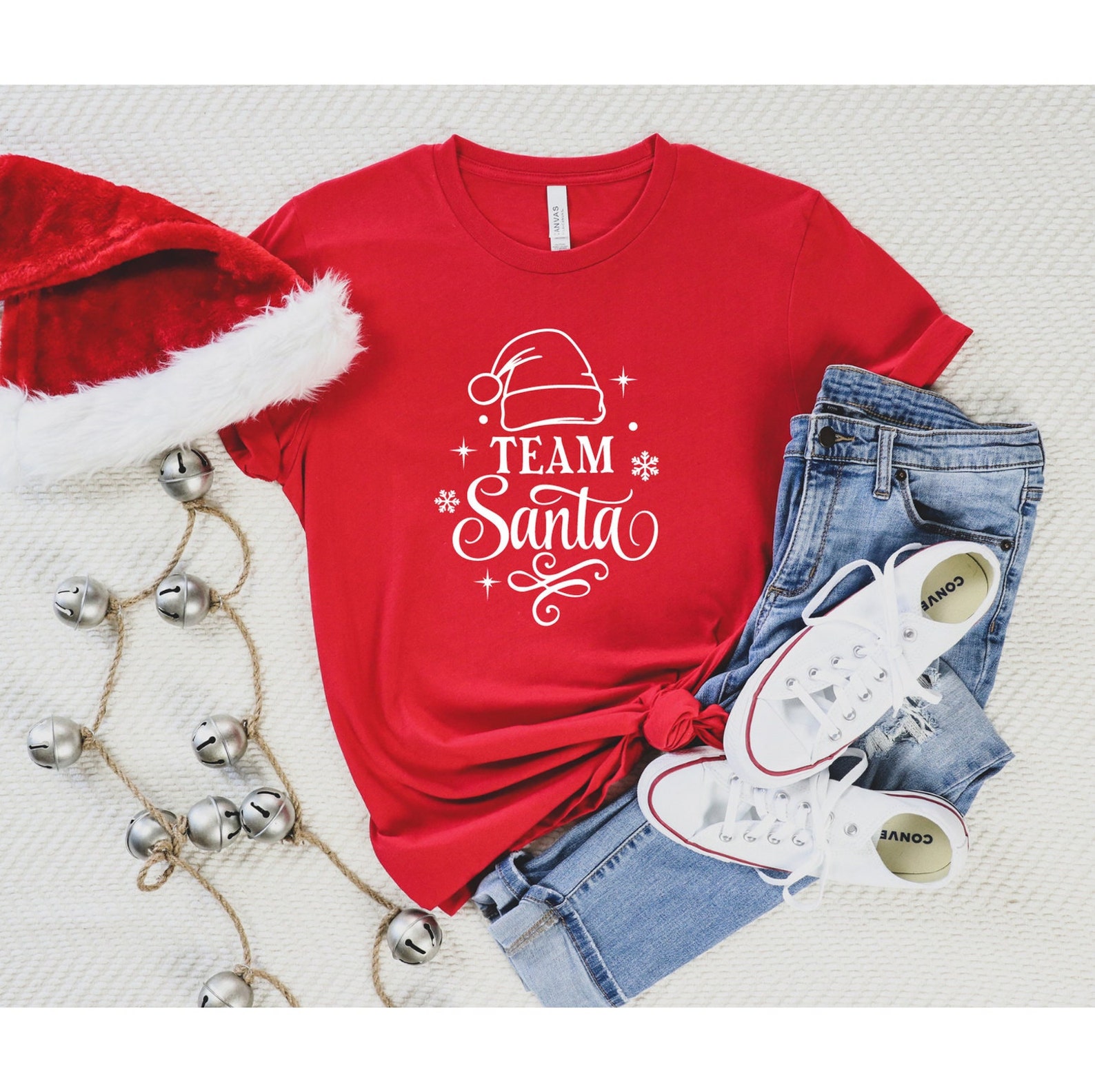 Team Santa Shirt Christmas Shirt Christmas Party T-shirt - Etsy