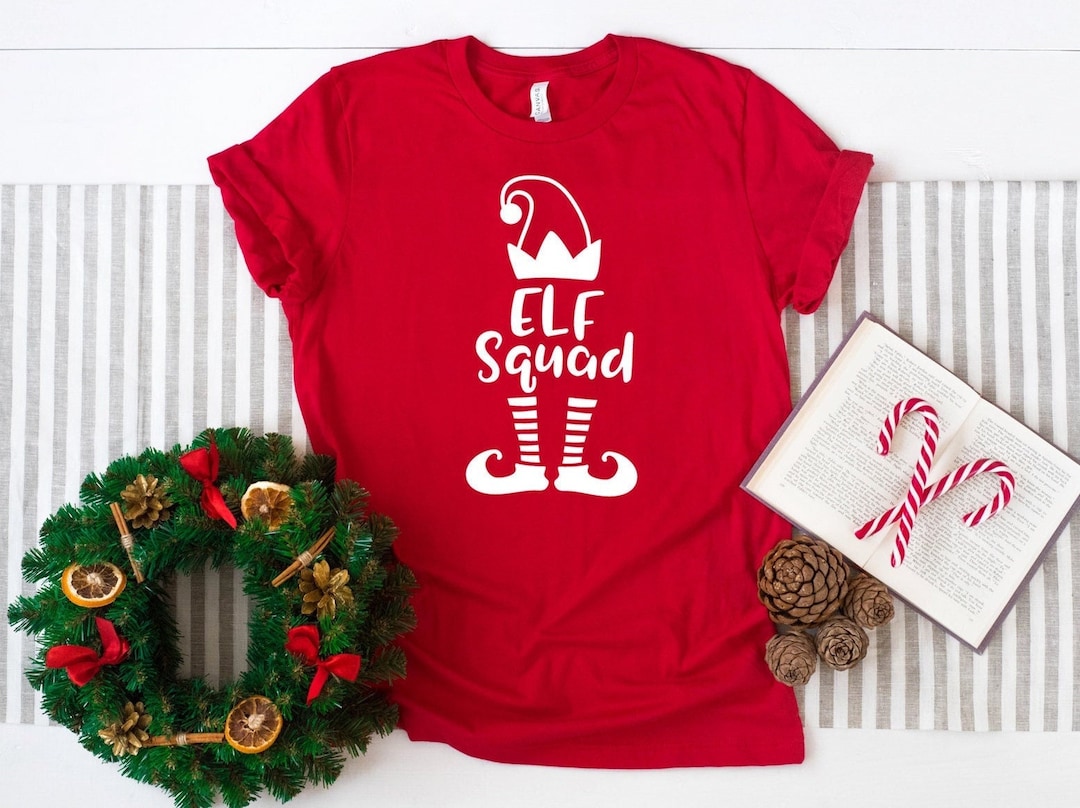 Elf Squad Shirt, Christmas Elf Squad T-shirt, Christmas Elf Shirt ...