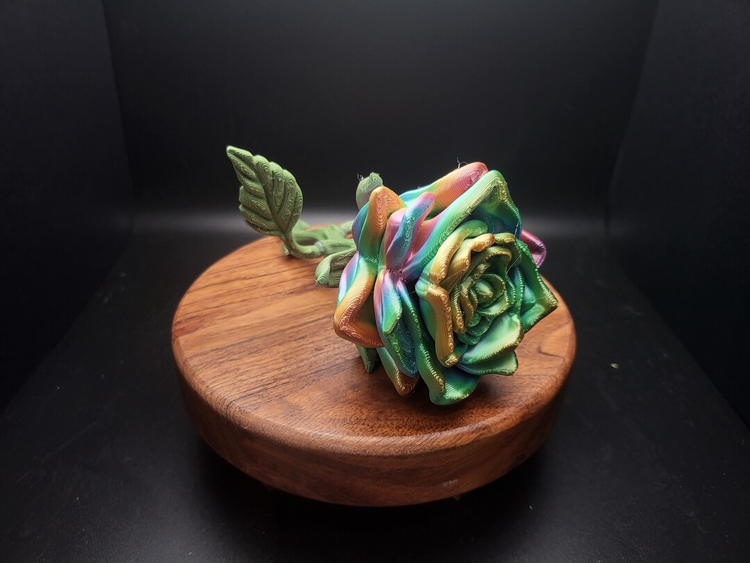 Rainbow Pride Rose - 3D Printed - Etsy