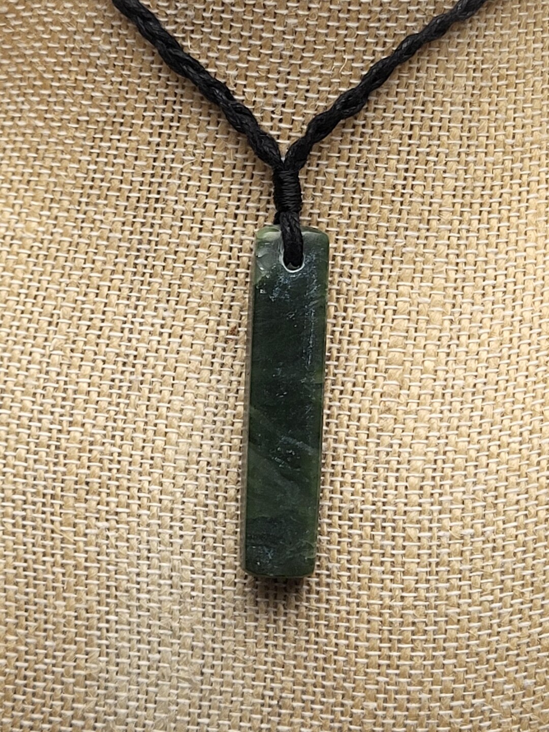Nephrite Jade Pounamu Toki Adze Pendant Necklace - Māori Polynesian ...