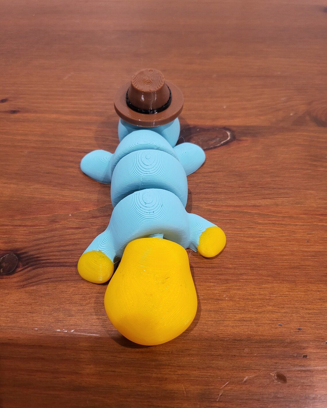 3d-printed Magnetic Articulated Perry the Platypus From Phineas and ...