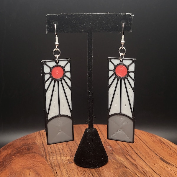 Hanafuda Earrings - Etsy