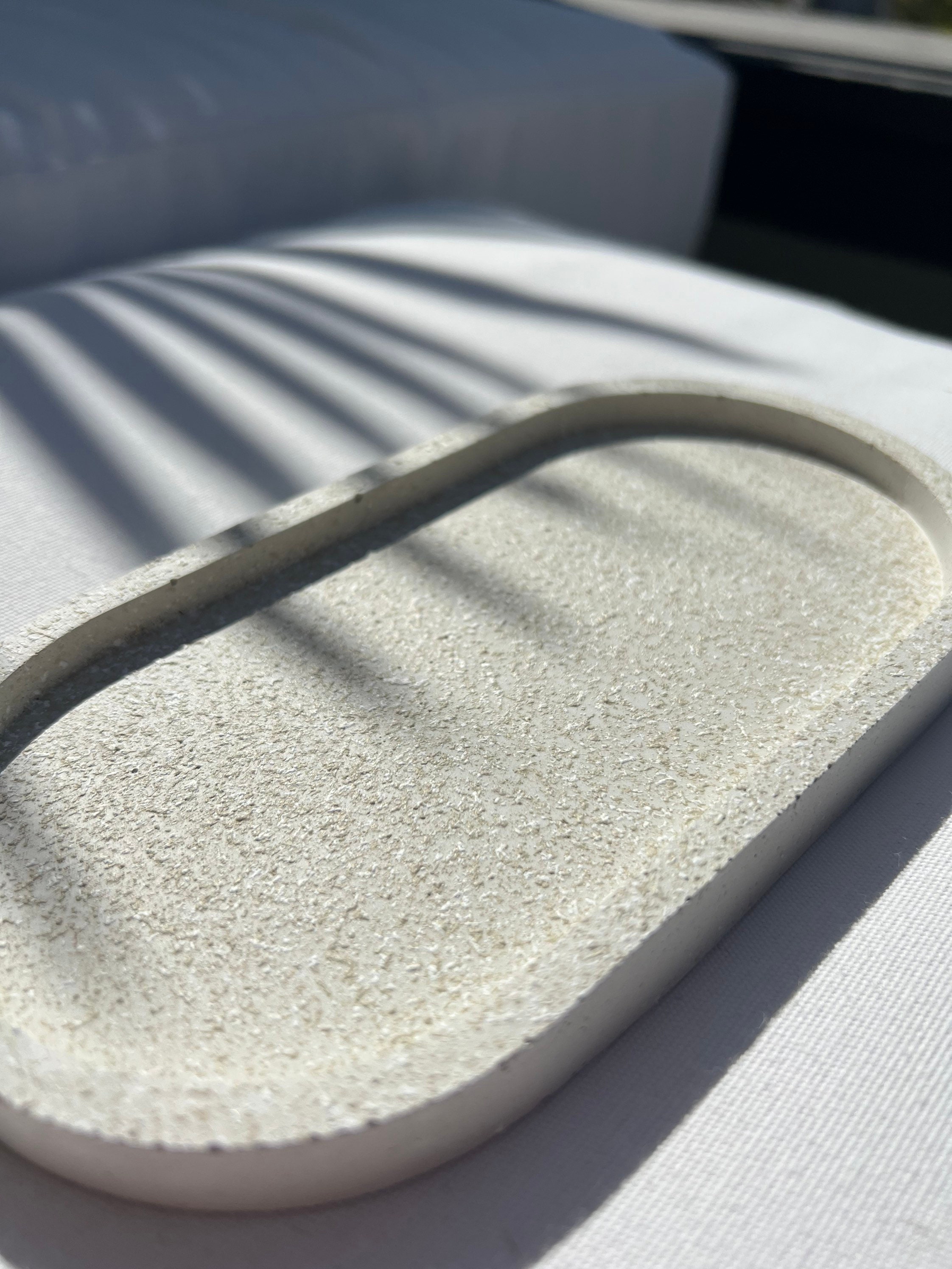 Decorative Textured Cement Tray/ Vanity Tray/ Concrete Tray - Etsy