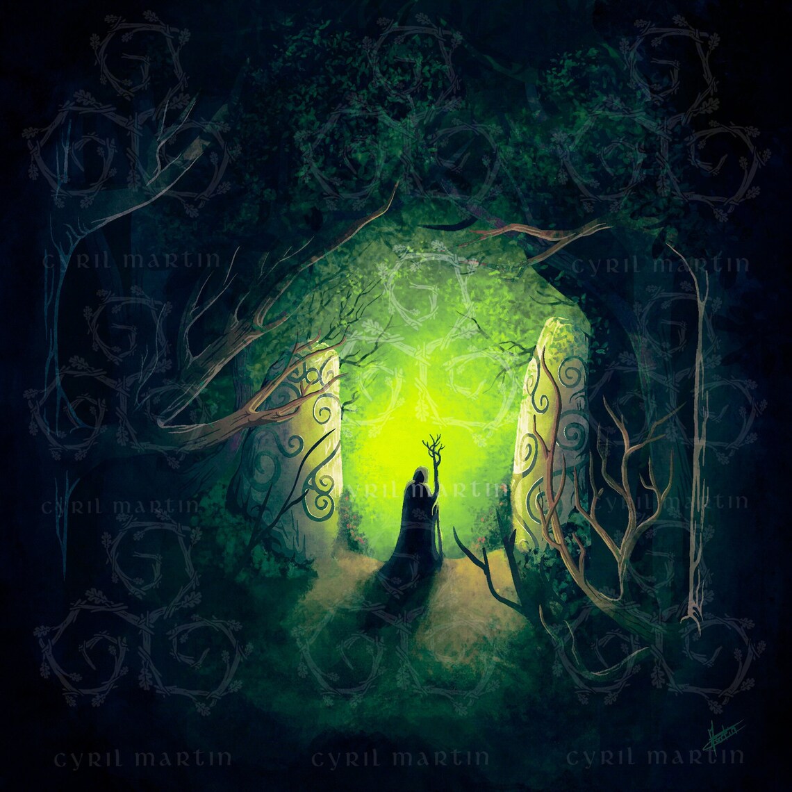 Druid's Forest alleen persoonlijk gebruik - Etsy Nederland