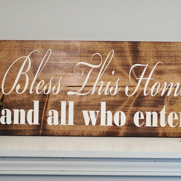 Bless Our House - Etsy