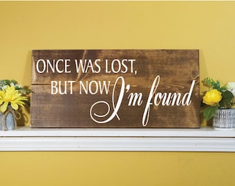 I Once Was Lost | Etsy