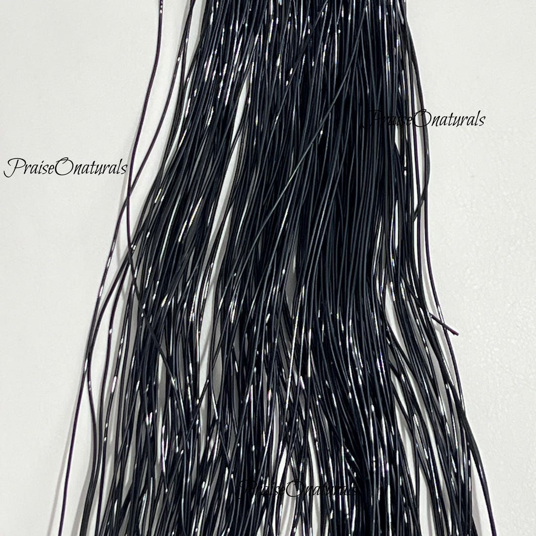 African Rubber Thread for Hair for Stretching Out Natural Hair Without ...