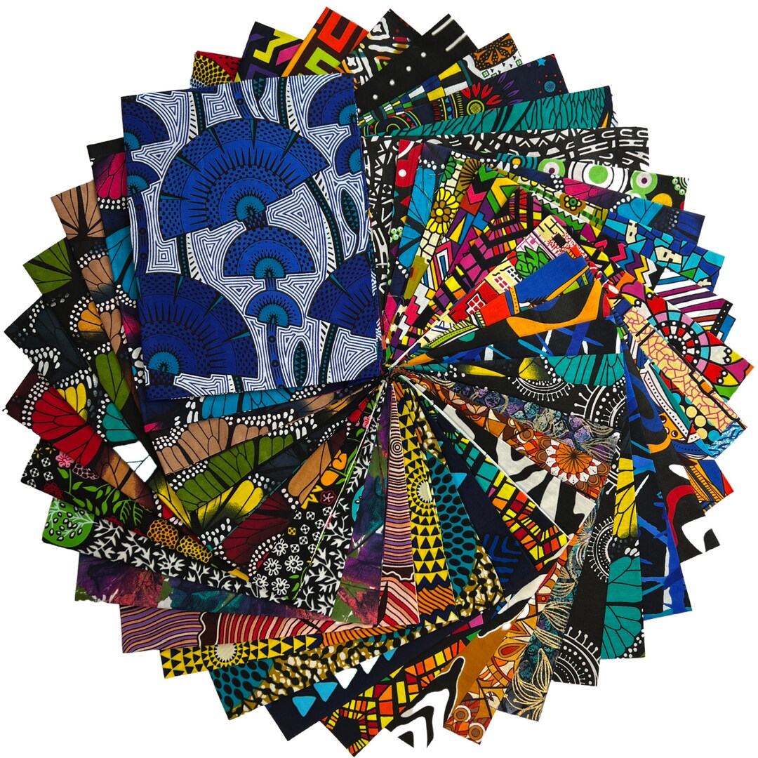 Ankara Crafting Material Patchwork Fat Quarter Sewing Material African ...