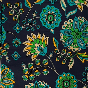 African Fabric Flower Print 100% Cotton Dressmaking Ankara in Yards ...