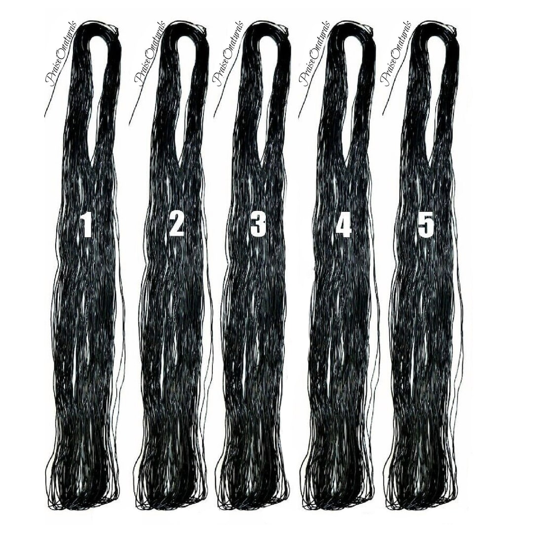 African Threading Rubber Thread for Stretching Out Natural Hair 4c Hair ...
