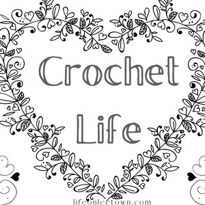 Crochet Coloring Pages (PDF FILE) - Etsy