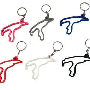 Personalized Custom 3D Printed Spa-francorchamps Circuit Keychain ...