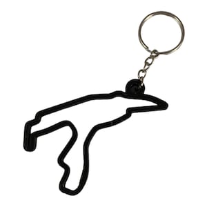 Personalized Custom 3D Printed Spa-francorchamps Circuit Keychain ...