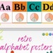 PASTEL RAINBOW Alphabet Posters | Pink and Blue Classroom Decor ...