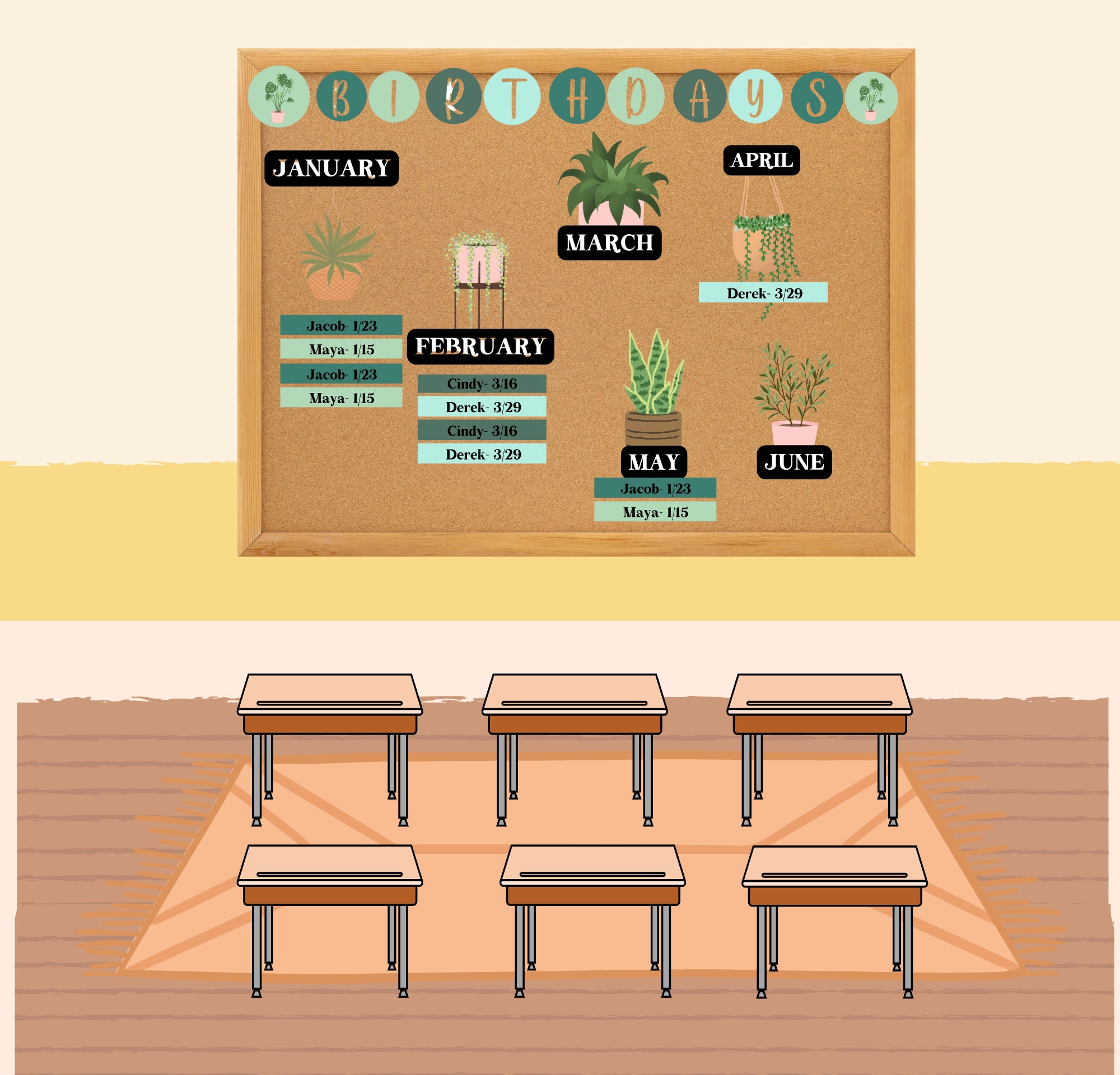 Modern Boho Classroom Bundle | Boho Classroom Decor | Boho Digital ...