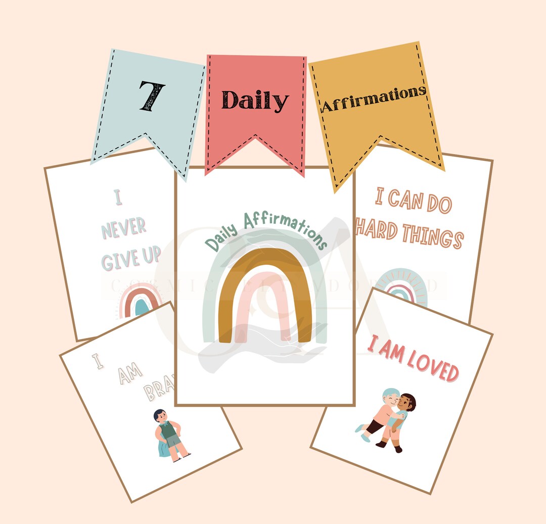 Pastel Daily Affirmations | Digital Affirmations | Affirmations for ...