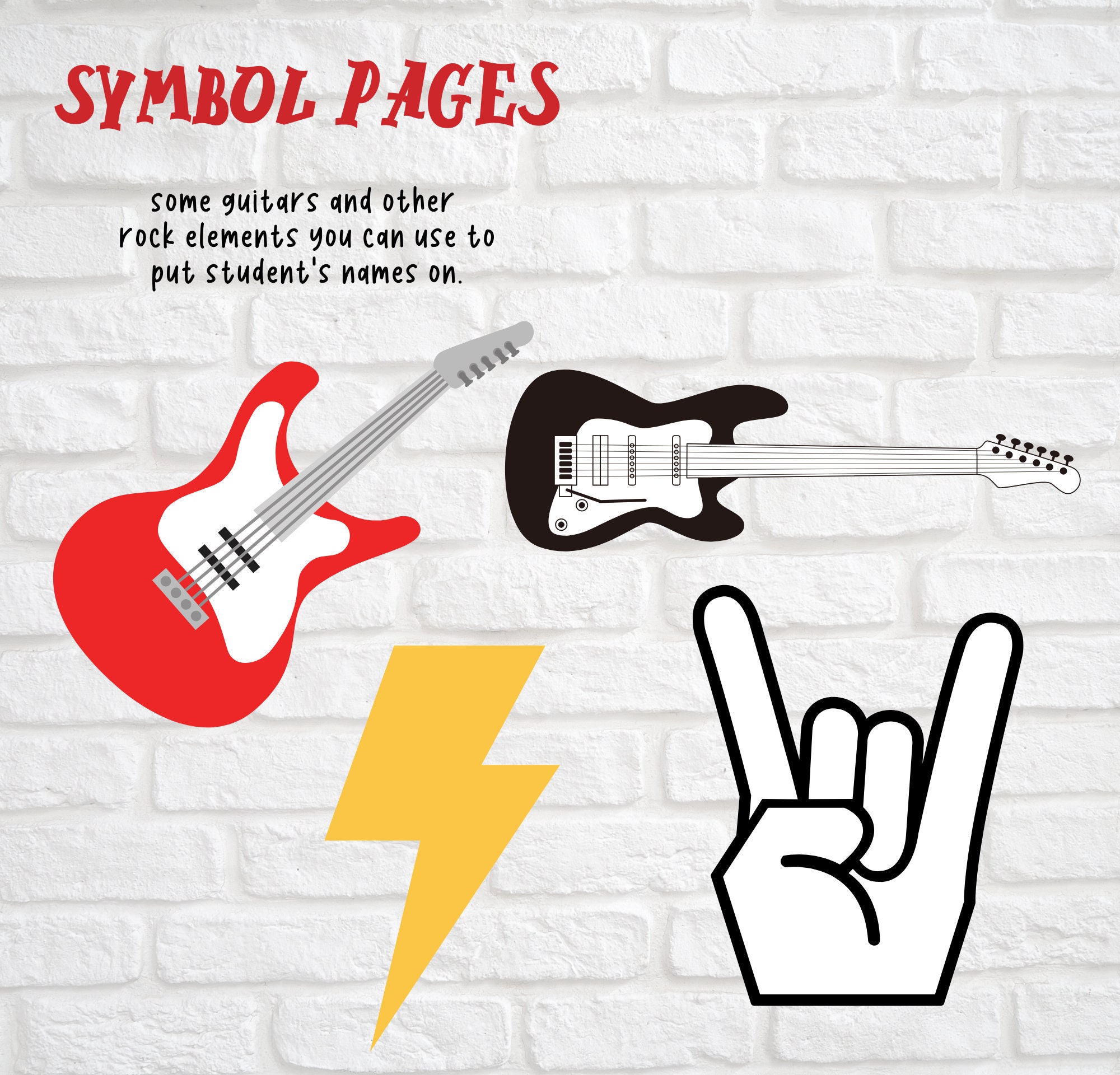 ROCK 'n' ROLL Bulletin Board | All Grades | Classroom Bulletin Board - Etsy