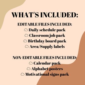 Modern Boho Classroom Bundle | Boho Classroom Decor | Boho Digital ...