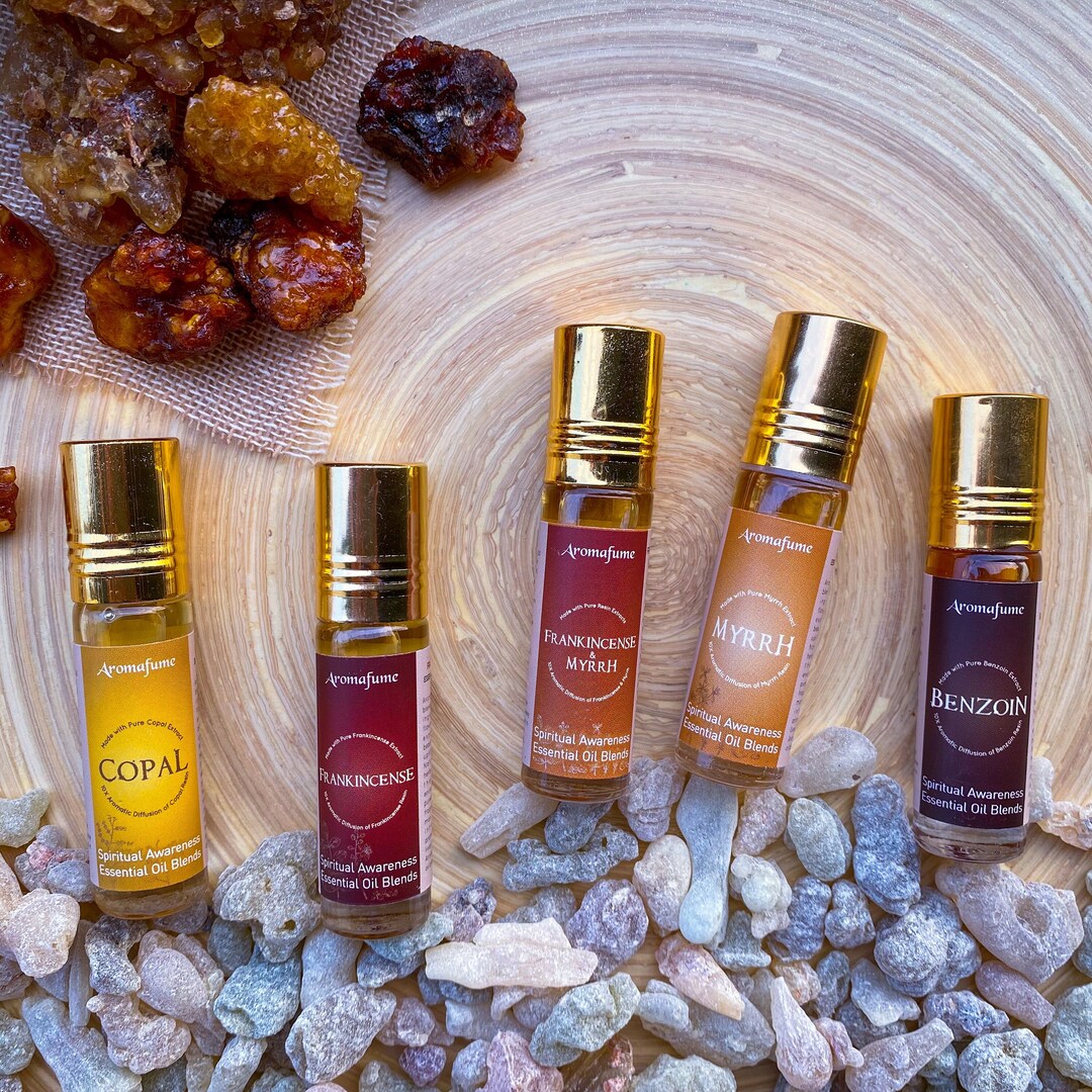 Spiritual Awareness Pure Resin Essential Oil Blends Aromatherapy Roll ...