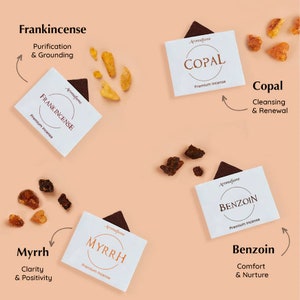 Spiritual Awareness Incense Bricks Gift Set With Incense Burner ...