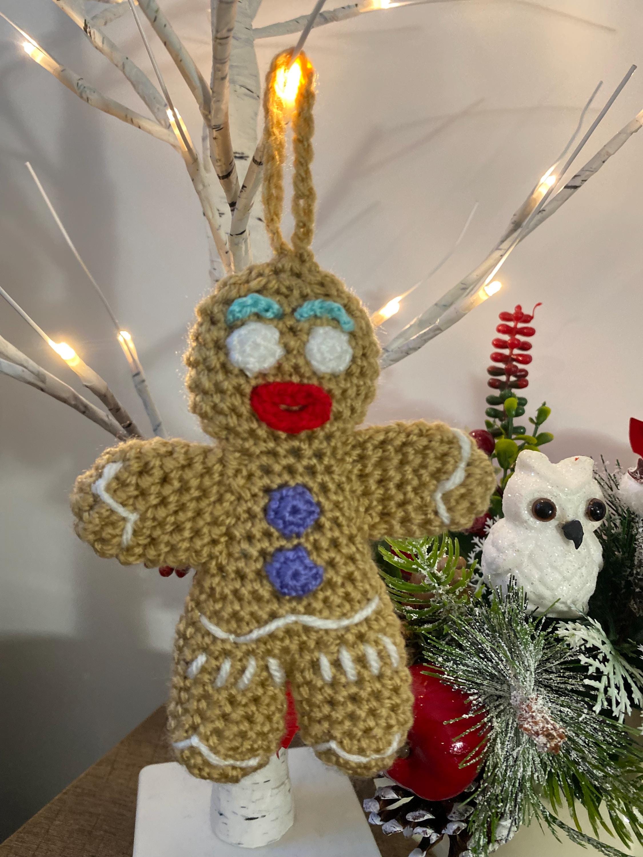 Gingerbread Man #shrek Inspired Gingerbread Man # Christmas Decoration ...