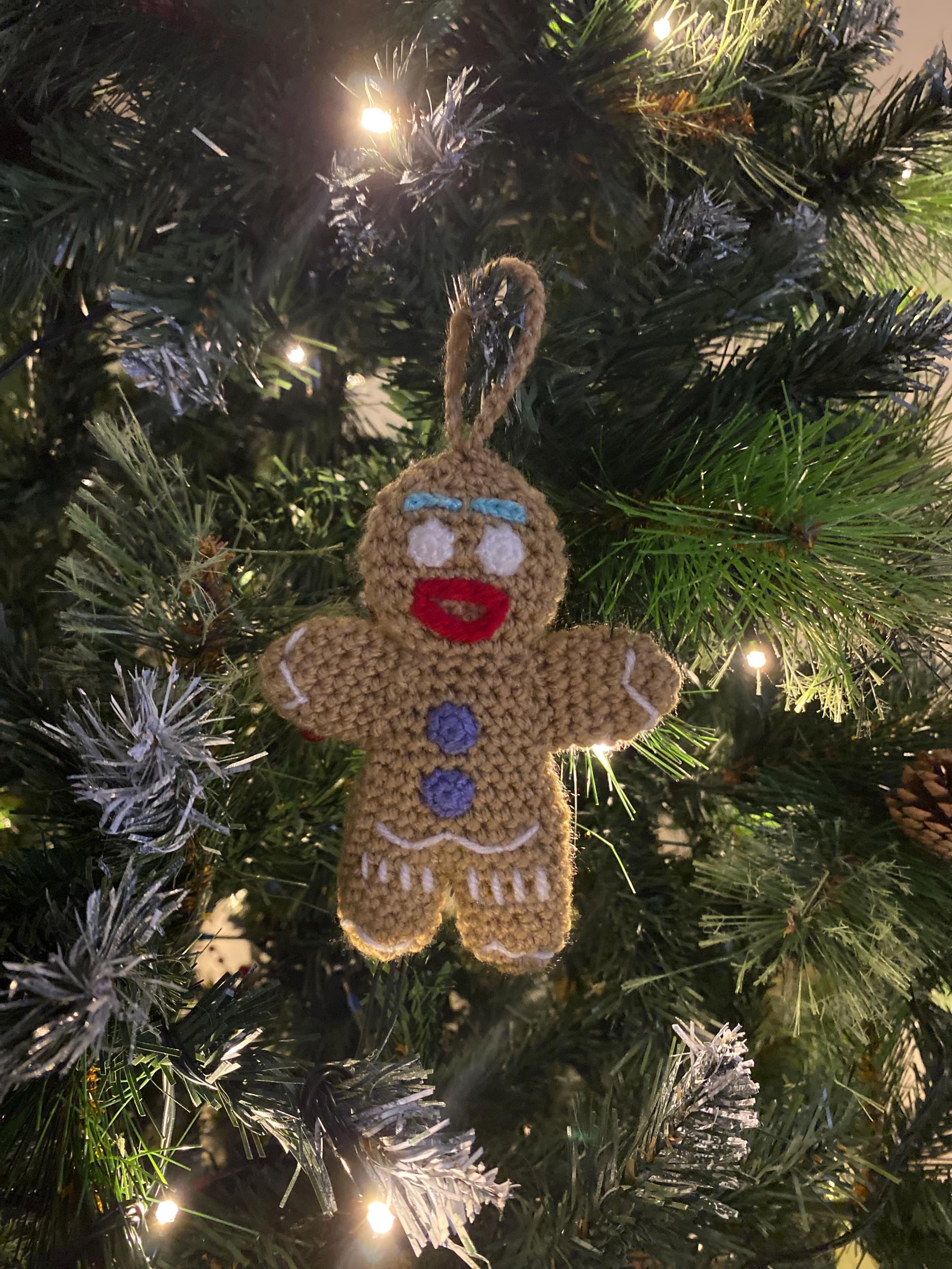 Gingerbread Man #shrek Inspired Gingerbread Man # Christmas Decoration ...